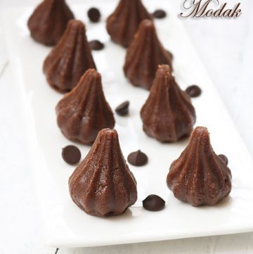 Chocolate Modak Recipe - Sharmis Passions