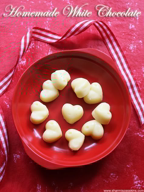 White Chocolate Recipe - Sharmis Passions