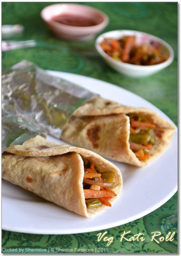 Kati Roll Recipe - Sharmis Passions