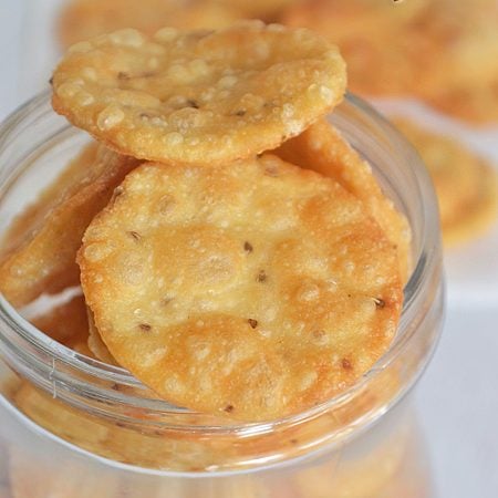 Papdi Recipe (Fried & Baked) | How to make papdi- Sharmis Passions