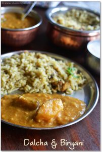 Dalcha Recipe- Sharmis Passions