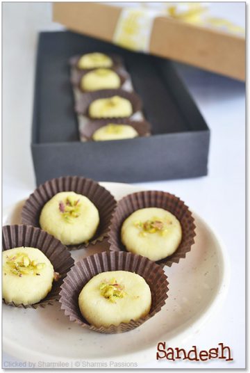 Sandesh Recipe | Sondesh Recipe - Sharmis Passions