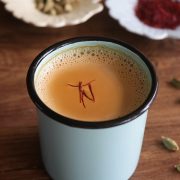 Zafrani Chai Recipe | Saffron Tea Recipe - Sharmis Passions