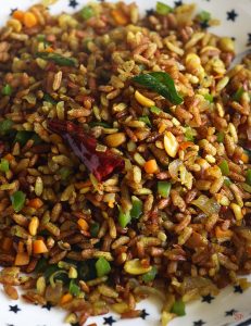 Mappillai samba vegetable pori upma recipe- Sharmis Passions