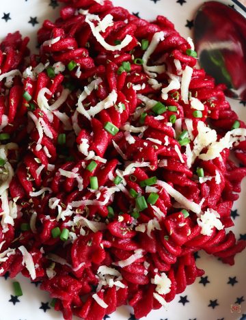 Beetroot Pasta Recipe - Sharmis Passions