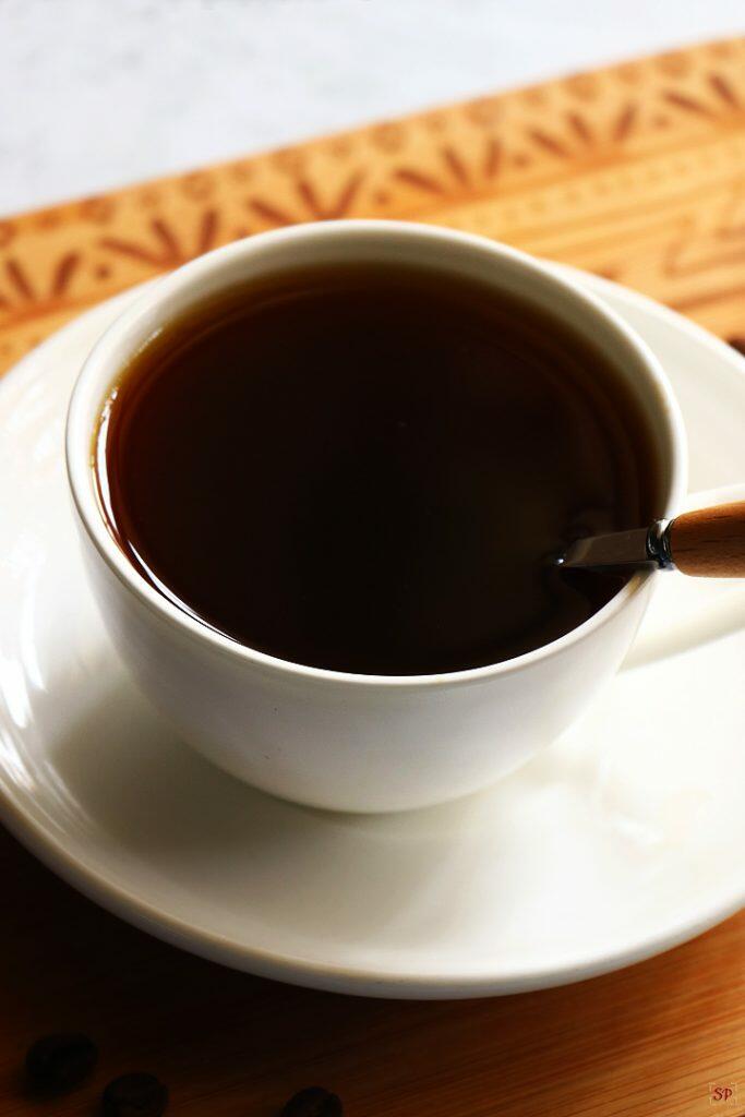 Black Coffee Recipe | How to make Black Coffee at home - Sharmis Passions