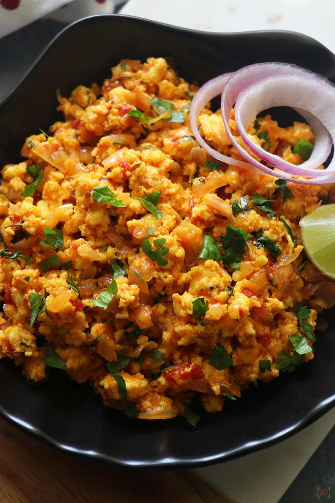 Paneer Bhurji Recipe - Sharmis Passions