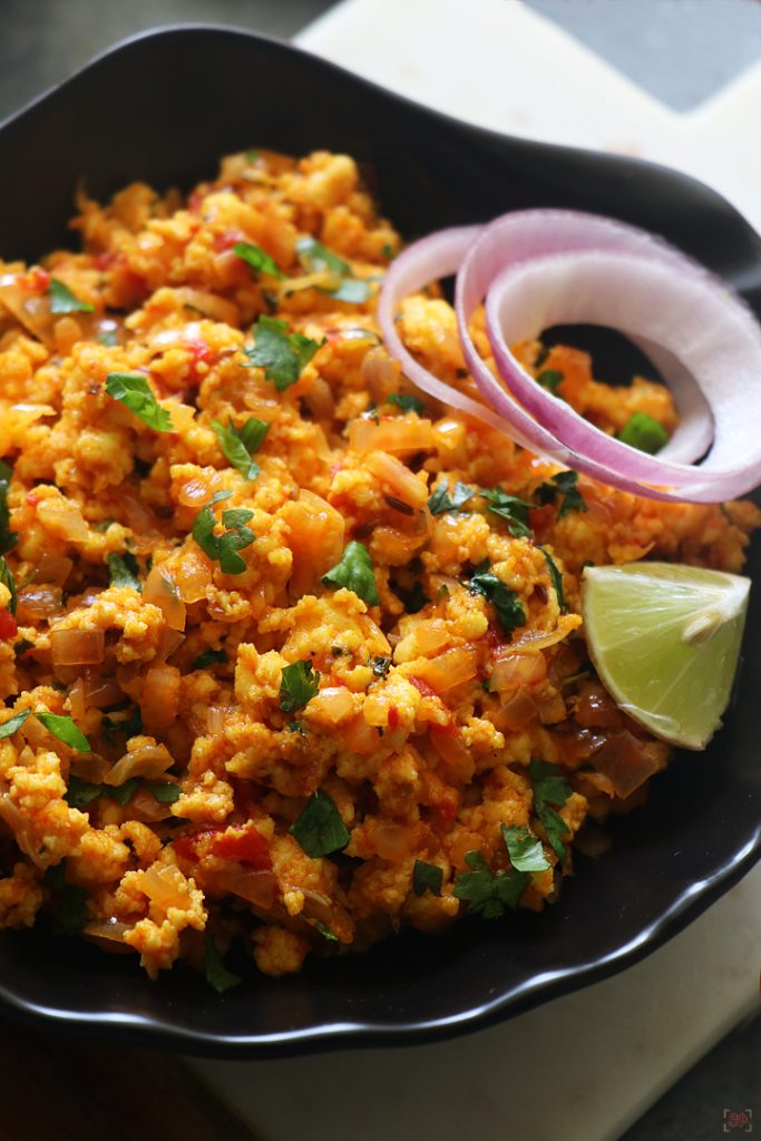 Paneer Bhurji Recipe - Sharmis Passions
