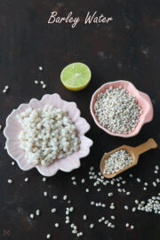 Barley Water Recipe - Sharmis Passions
