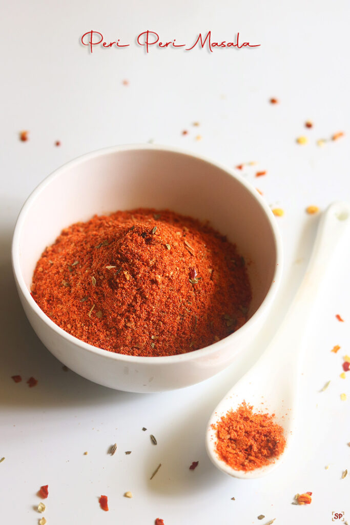 Peri Peri Masala Recipe | Piri Piri Masala Recipe - Sharmis Passions