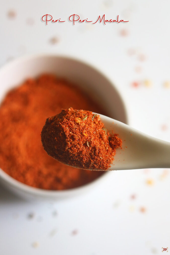 Peri Peri Masala Recipe | Piri Piri Masala Recipe - Sharmis Passions