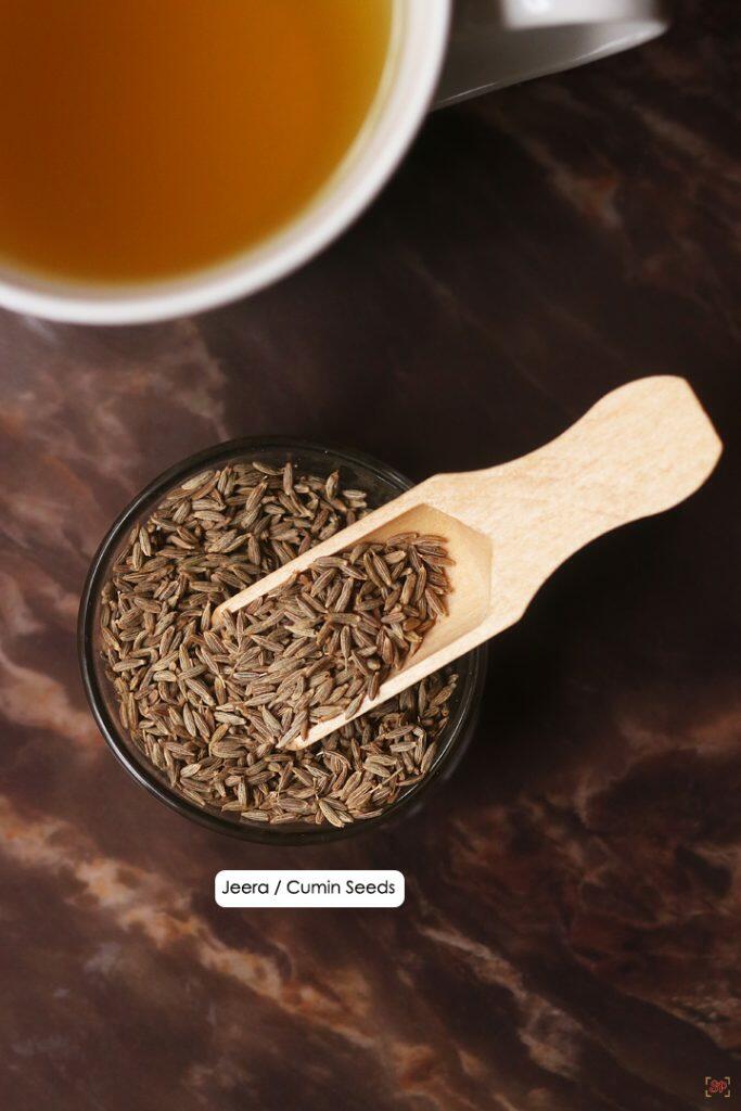 Jeera Water Recipe | Cumin Water Recipe - Sharmis Passions