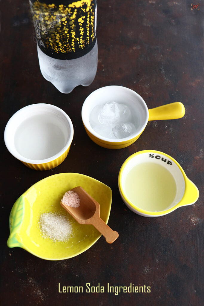 Lemon soda recipe | Fresh lime soda recipe - Sharmis Passions