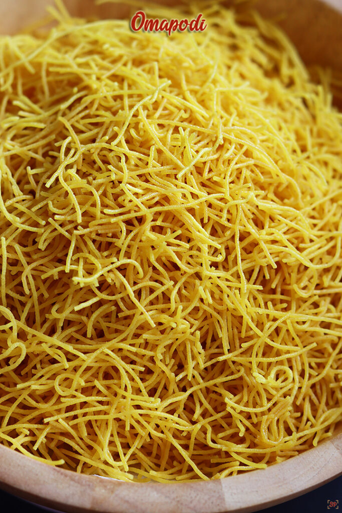 Omapodi Recipe | Sev Recipe - Sharmis Passions