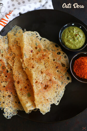 Oats Dosa Recipe - Sharmis Passions