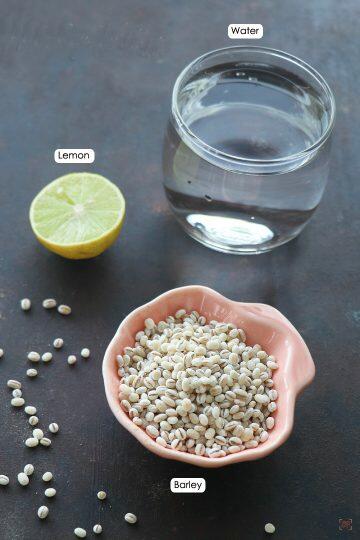 Barley Water Recipe - Sharmis Passions