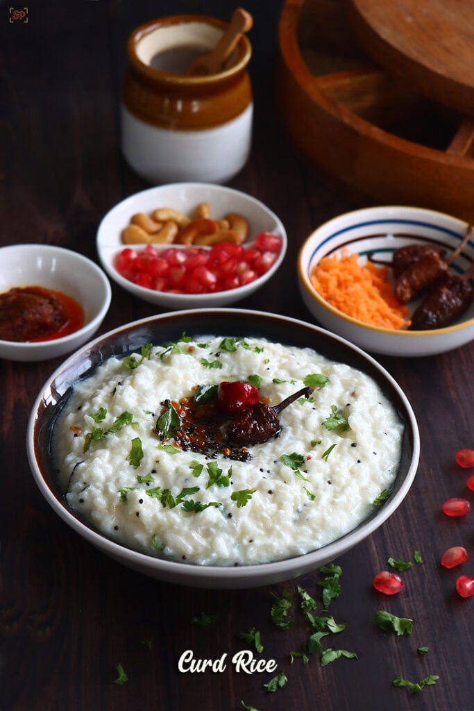 Curd Rice Recipe | Thayir Sadam Recipe | Daddojanam Recipe - Sharmis ...