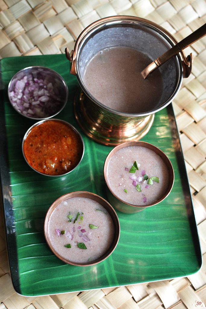 Aadi Koozh Recipe | Aadi Kool Recipe- Sharmis Passions