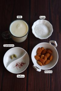 Badam Milk Recipe | Badam Doodh | Badam Paal Recipe - Sharmis Passions