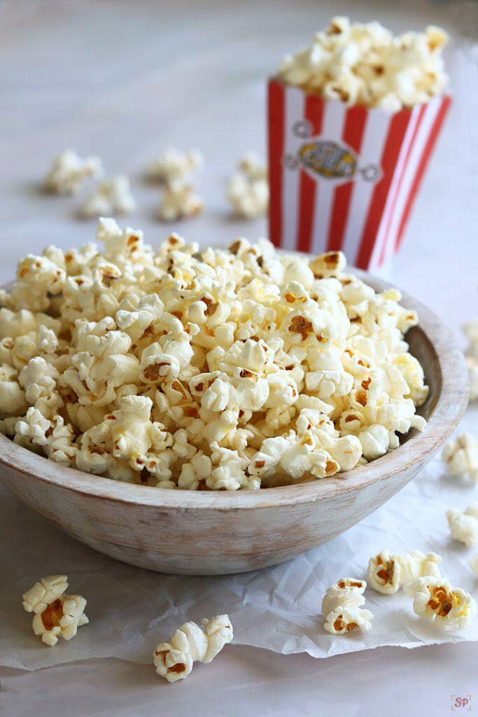 Butter Popcorn Recipe | Homemade Butter Popcorn - Sharmis Passions