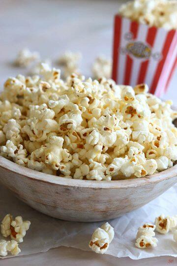 Butter Popcorn Recipe | Homemade Butter Popcorn - Sharmis Passions