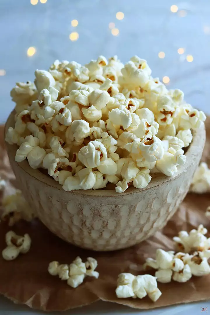 Popcorn Recipe | How to make popcorn at home - Sharmis Passions