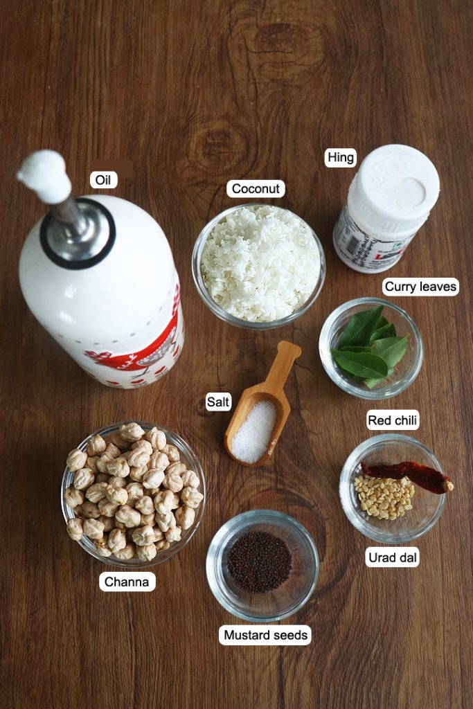 Chana Sundal Recipe | Chickpea Sundal Recipe - Sharmis Passions