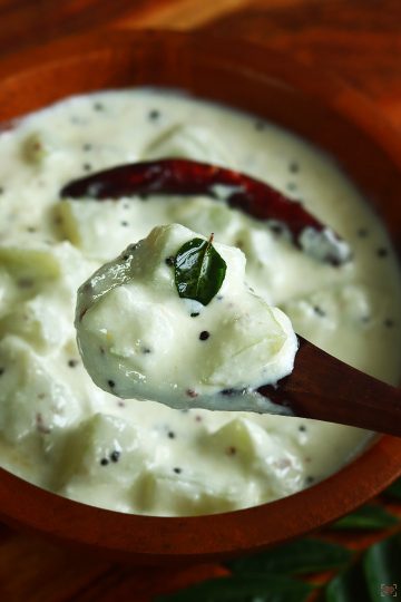 Cucumber Pachadi Recipe | Vellarikka Pachadi Recipe - Sharmis Passions