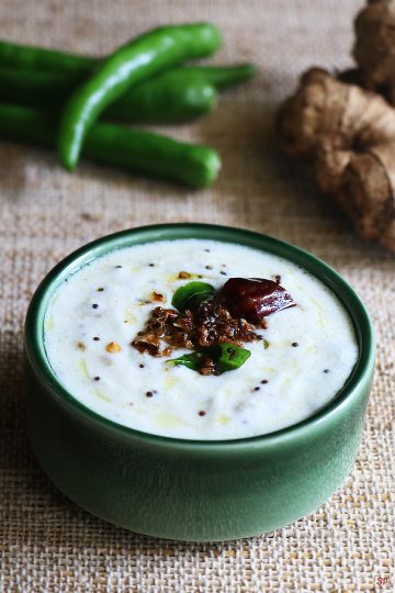 Inji Thayir Recipe | Inji Thayir Pachadi Recipe - Sharmis Passions