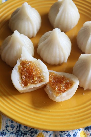 Modak Recipe (with mold and without mold) - Sharmis Passions