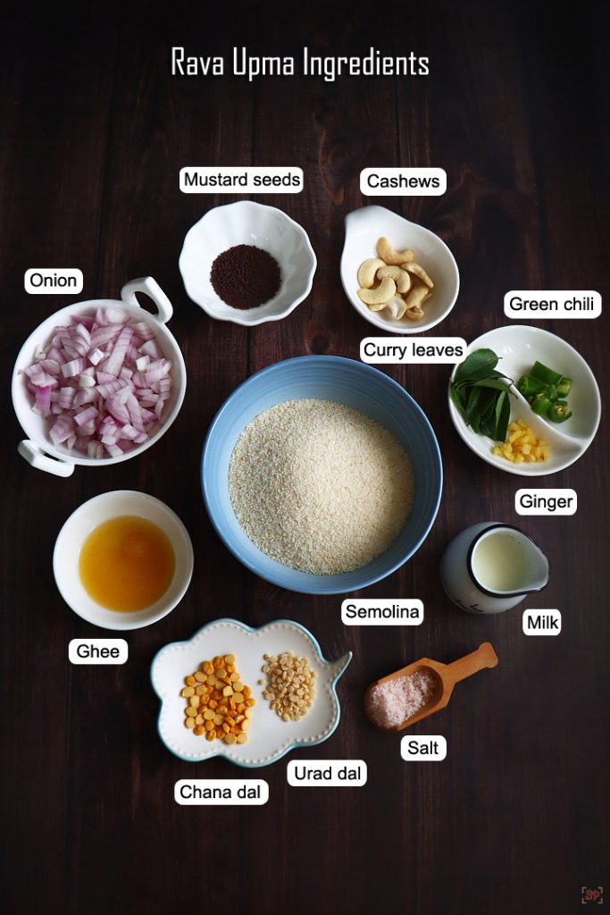 Upma Recipe | Rava Upma Recipe - Sharmis Passions