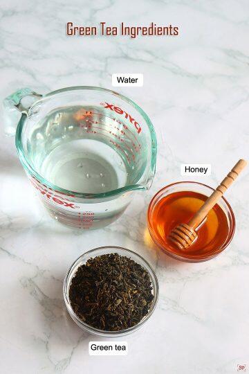 Green Tea Recipe | How to make Green Tea - Sharmis Passions