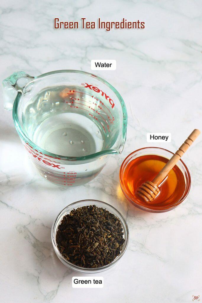 Green Tea Recipe | How to make Green Tea - Sharmis Passions