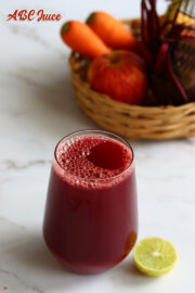 ABC Juice Recipe | Apple Beetroot Carrot Juice - Sharmis Passions