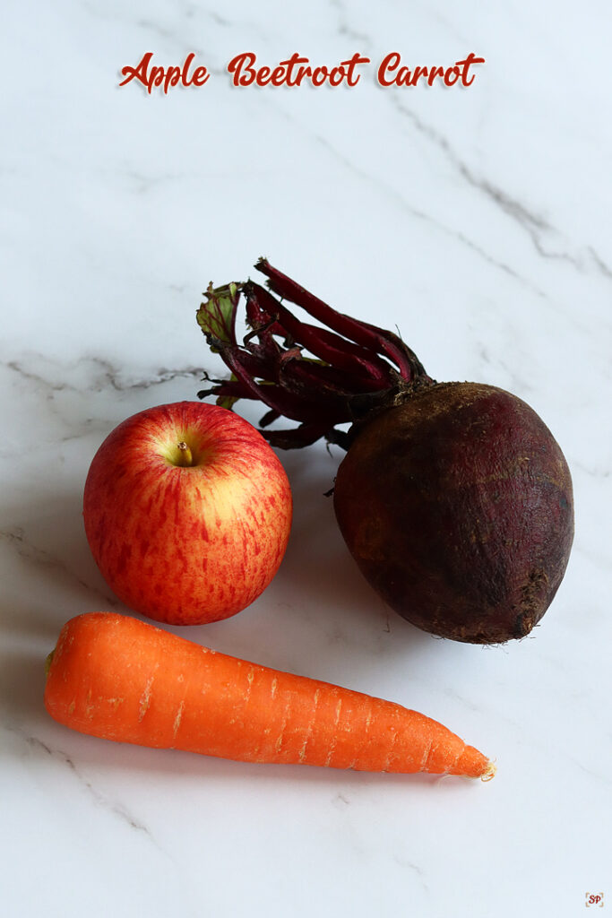 ABC Juice Recipe | Apple Beetroot Carrot Juice - Sharmis Passions