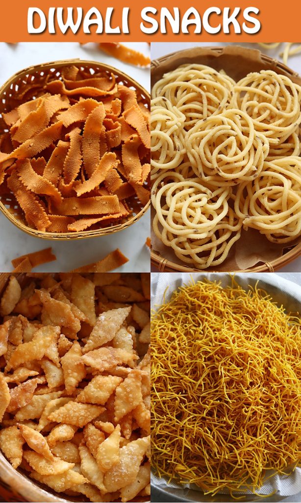 Diwali Snacks | Diwali Snacks Recipes - Sharmis Passions
