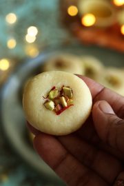 Peda Recipe | Doodh Peda | Milk Peda Recipe - Sharmis Passions