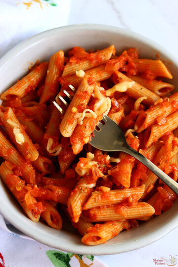 Red Sauce Pasta Recipe | Red Pasta Recipe - Sharmis Passions