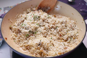 Mushroom Rice Recipe - Sharmis Passions