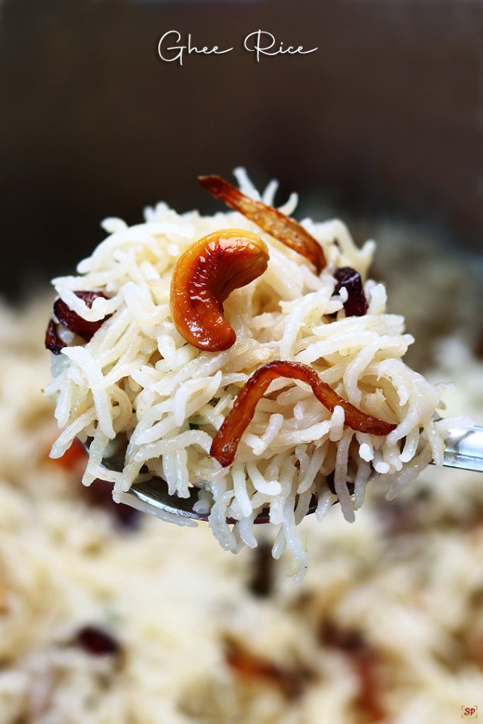 Ghee Rice Recipe - Sharmis Passions