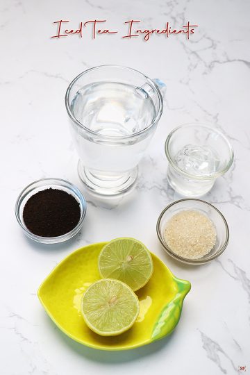 Iced Lemon Tea | Lemon Iced Tea Recipe- Sharmis Passions