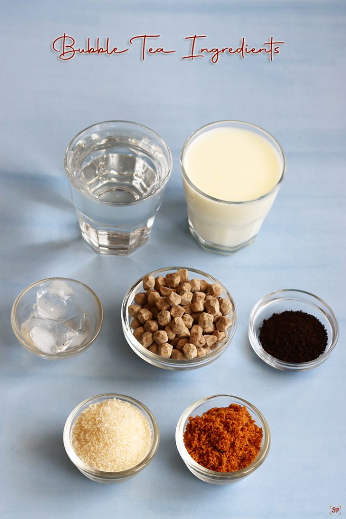 Bubble Tea Recipe | Boba Tea Recipe - Sharmis Passions