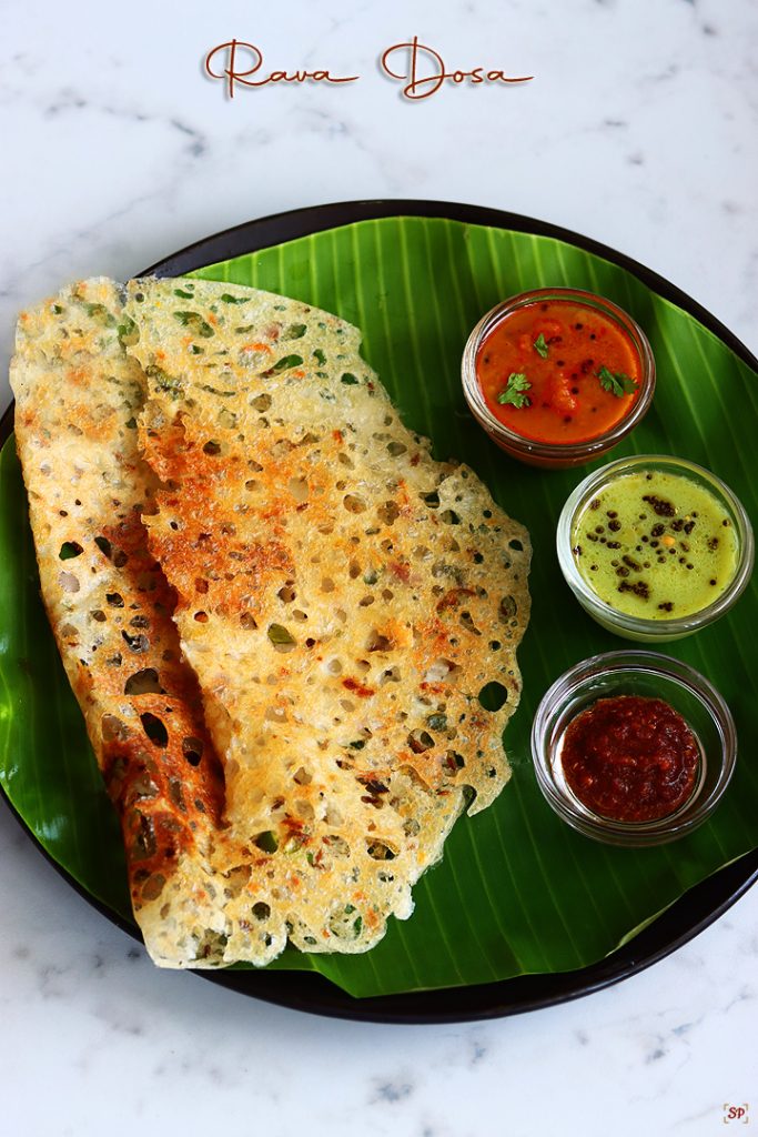 Rava Dosa Recipe - Sharmis Passions