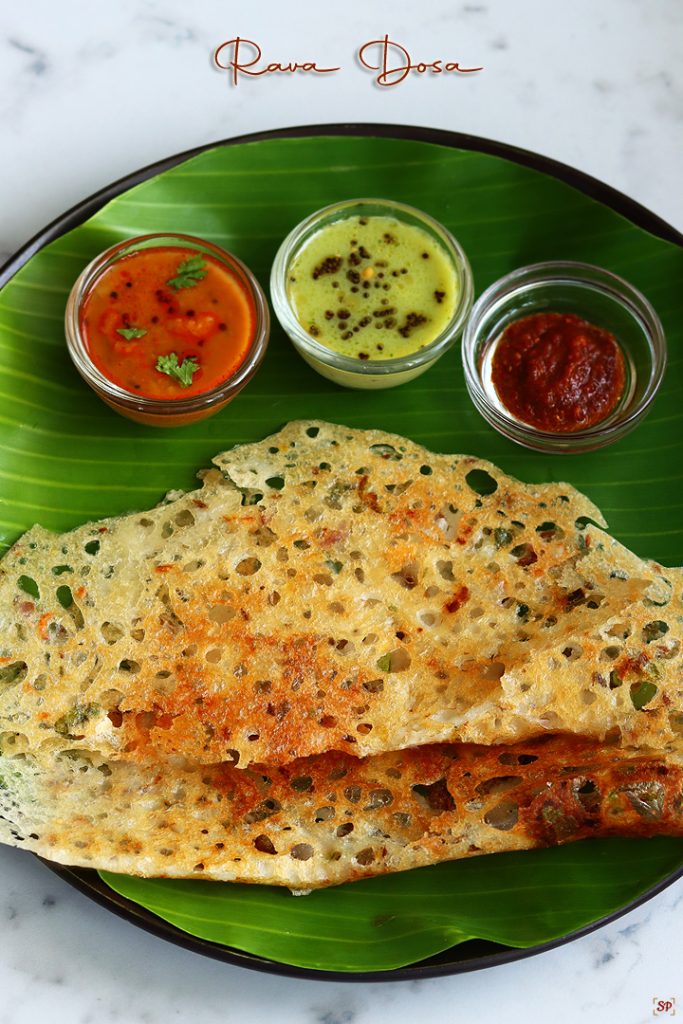 Rava Dosa Recipe - Sharmis Passions