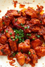 Schezwan Chicken Recipe - Sharmis Passions