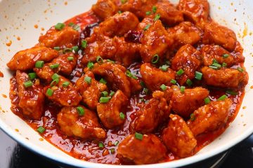 Schezwan Chicken Recipe - Sharmis Passions