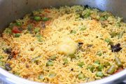 Brinji Rice Recipe | Veg Brinji Recipe - Sharmis Passions