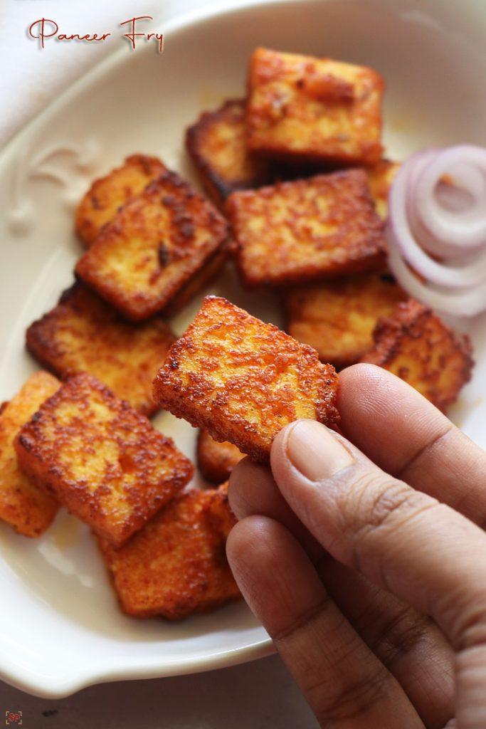 Paneer Fry Recipe - Sharmis Passions