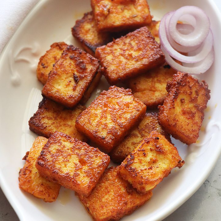 Paneer Fry Recipe - Sharmis Passions