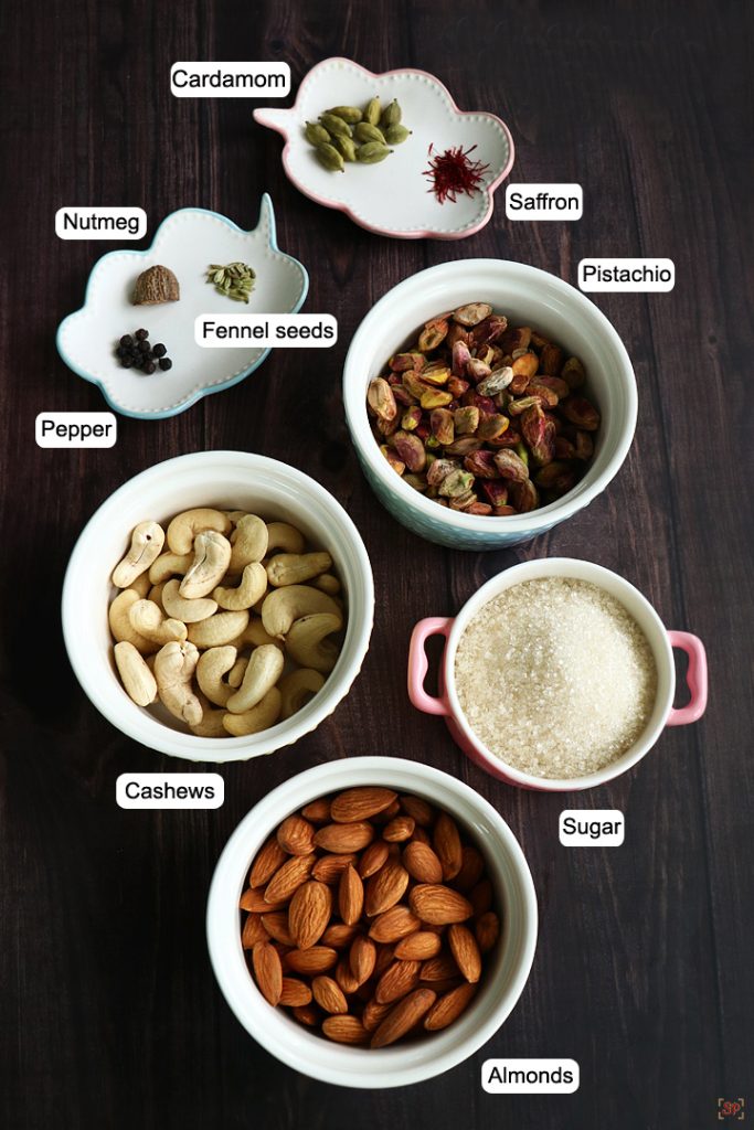 Milk Masala Powder Recipe - Sharmis Passions